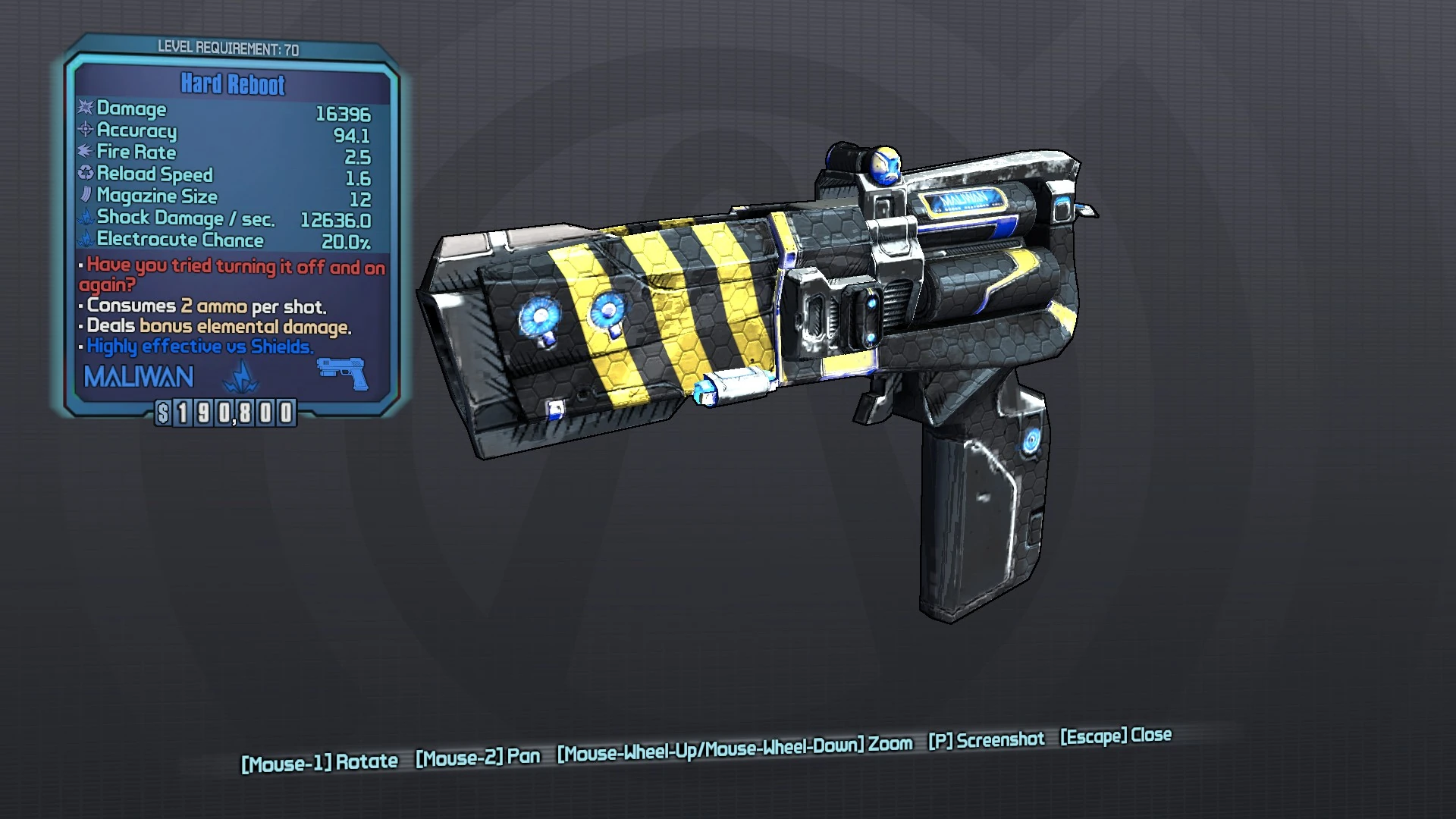 Hard Reboot/Variant Chart | Borderlands Wiki | Fandom