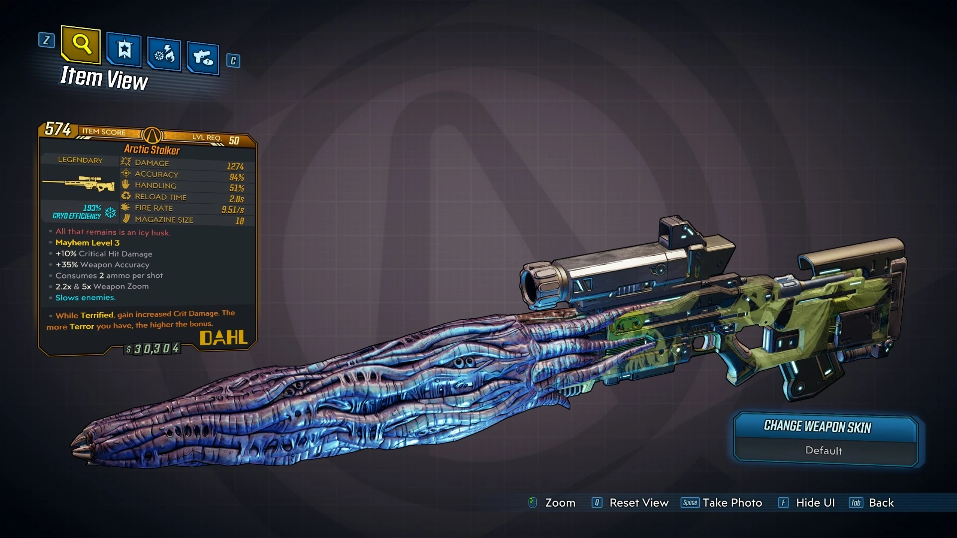 Stalker (sniper rifle)/Variant Chart | Borderlands Wiki | Fandom