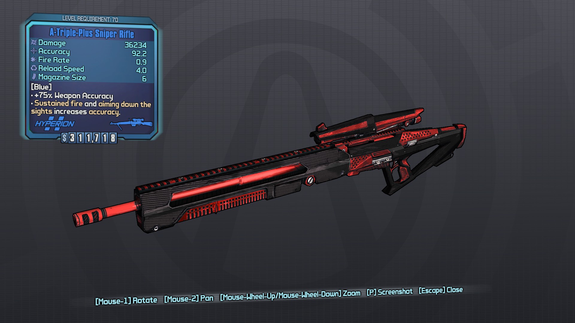 Sniper Rifle (Hyperion legacy)/Variant Chart | Borderlands Wiki ...