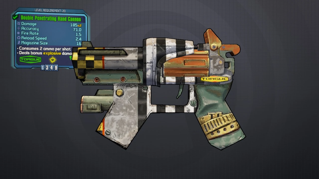 Hand Cannon | Borderlands Wiki | Fandom
