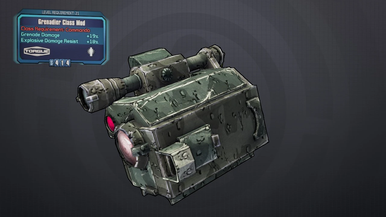 Grenadier (class mod) | Borderlands Wiki | FANDOM powered by Wikia
