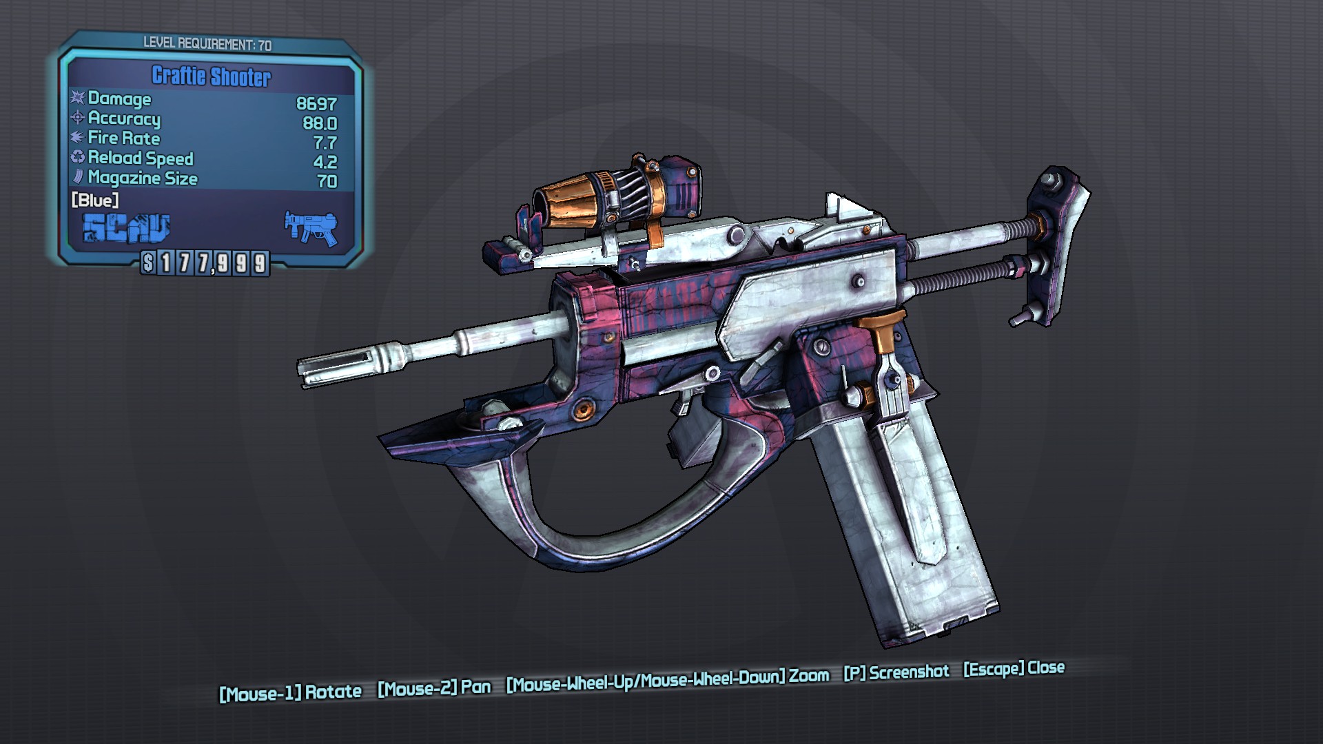 Shootervariant Chart Borderlands Wiki Fandom Powered By Wikia