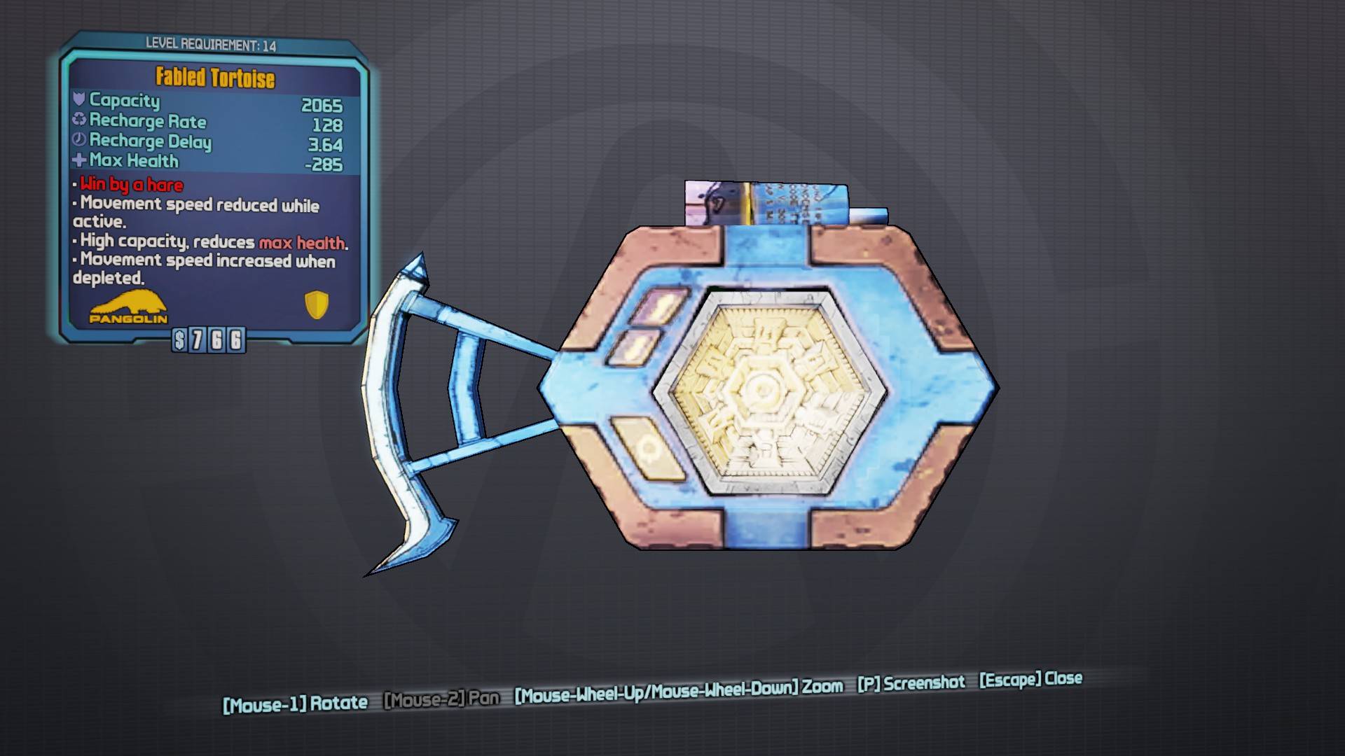 Fabled Tortoisevariant Chart Borderlands Wiki Fandom Powered By Wikia