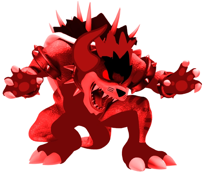 Dark Giga Fire Meowser | Bowser Double 7 Wiki | Fandom