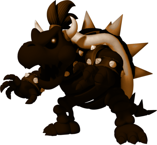 Dark Chocolate Dry Bowser | Bowser Double 7 Wiki | Fandom