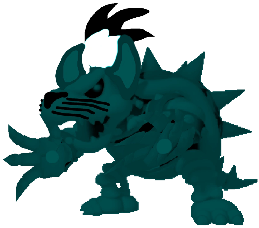 Dark Ice Dry Giga Meowser | Bowser Double 7 Wiki | Fandom