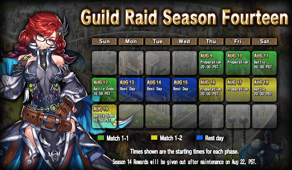 Guild Raid Season 14/Info | Brave Frontier Wiki | Fandom