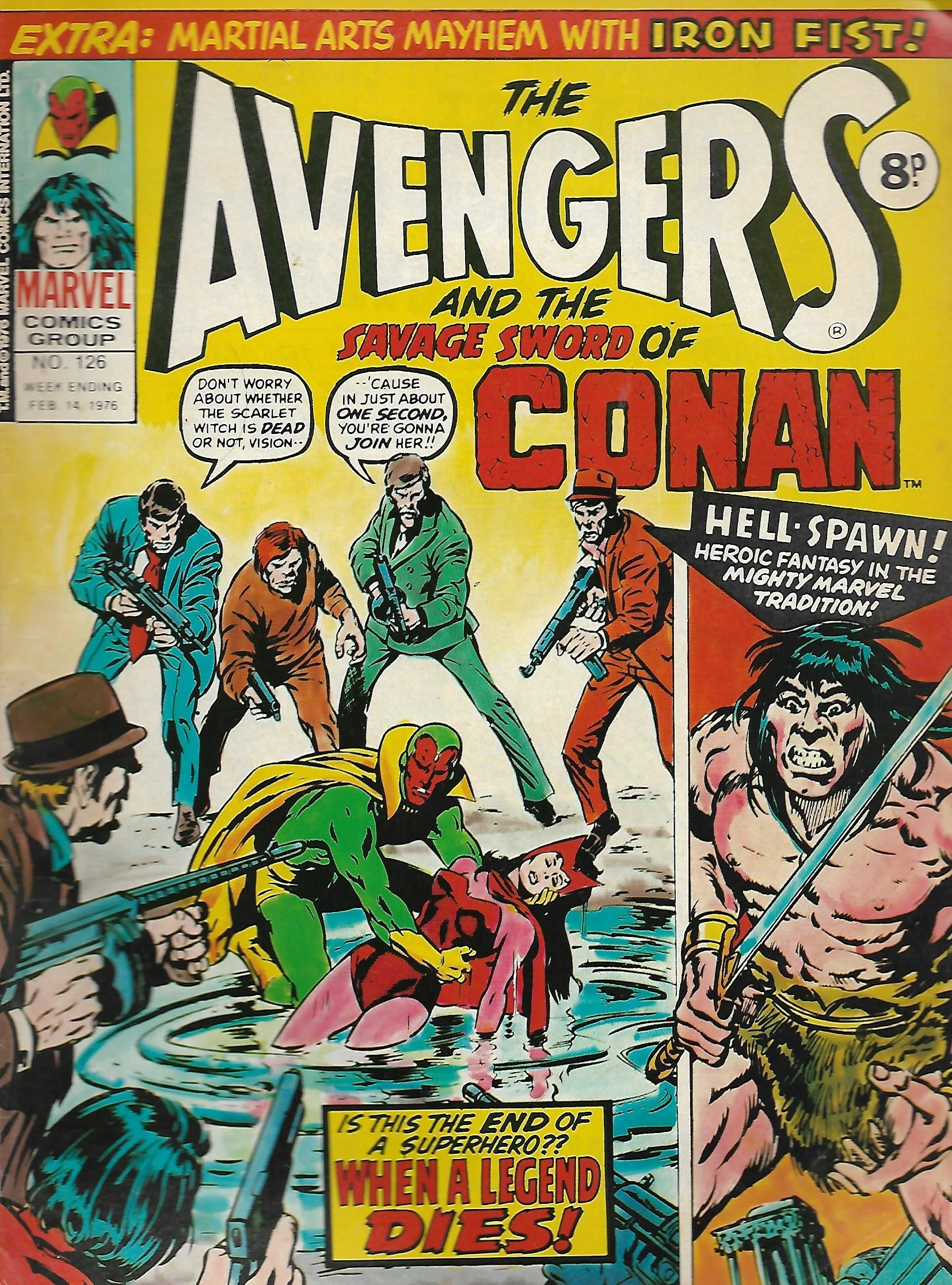 Avengers (Marvel UK) Vol 1 126 | Albion British Comics Database Wiki ...