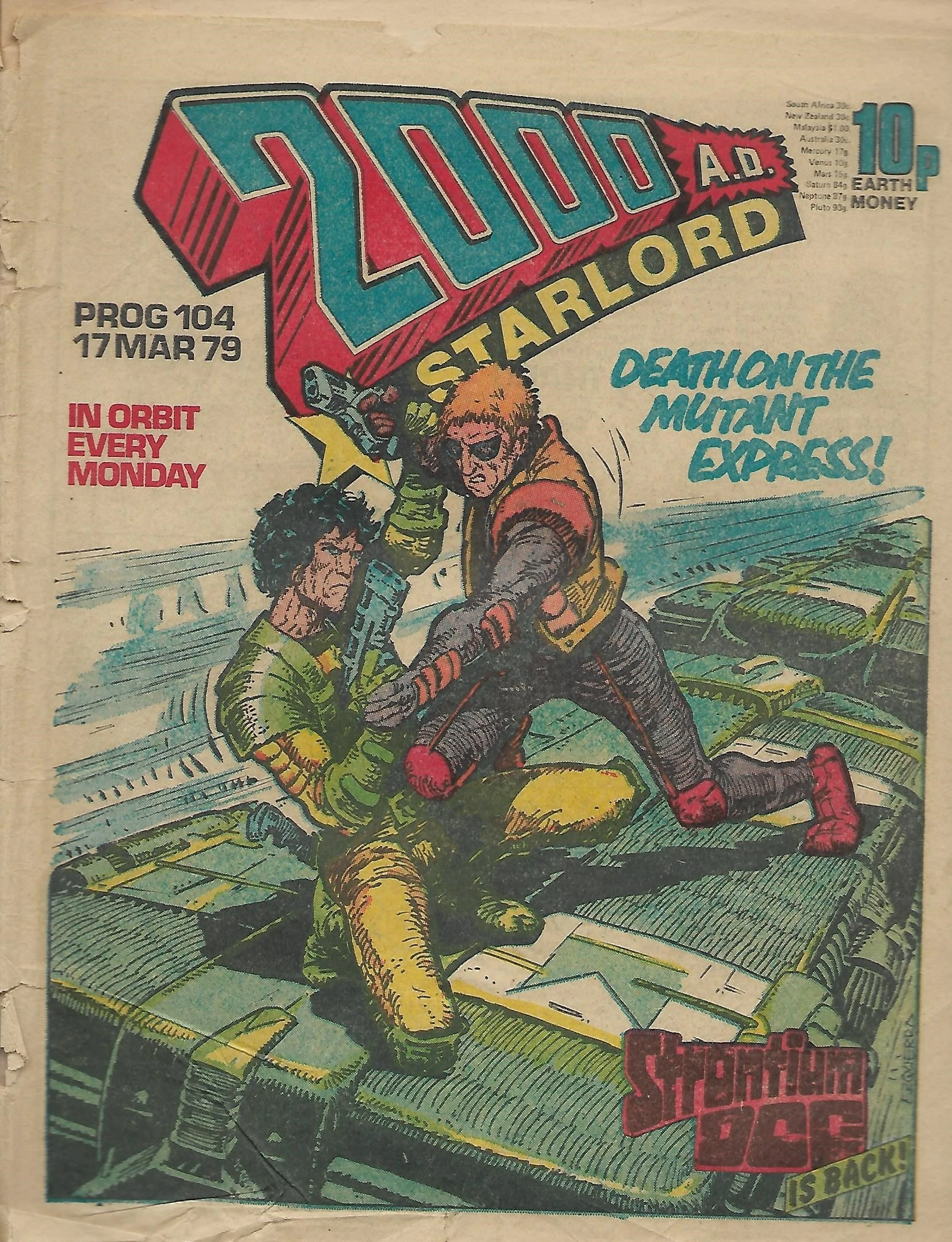2000 AD Vol 1 104 | Albion British Comics Database Wiki | Fandom