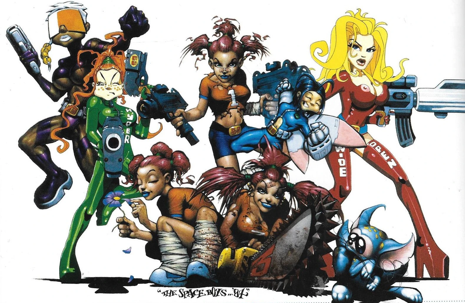 Space Girls (2000AD) | Albion British Comics Database Wiki | Fandom