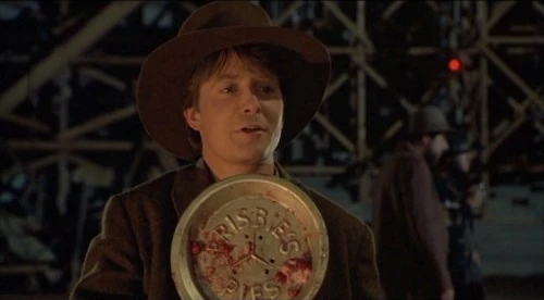 Another Forrest Gump detail... When saying goodbye to Jenny in DC ...