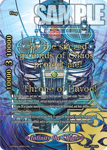 ∞ Infinity the Chaos ∞ | Future Card Buddyfight Wiki | Fandom