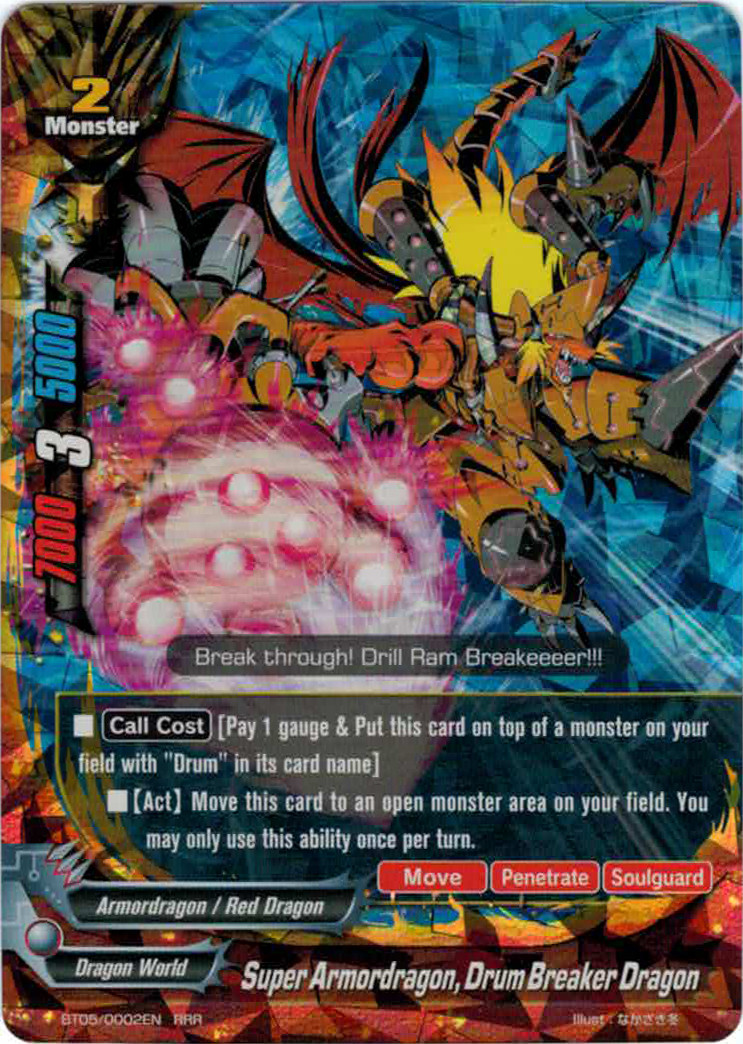 Super Armordragon Drum Breaker Dragon Future Card Buddyfight Wiki