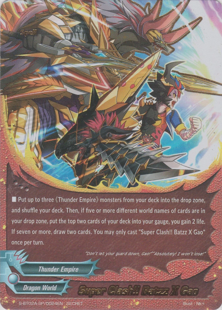 Super Clash!! Batzz X Gao/Gallery | Future Card Buddyfight Wiki | Fandom