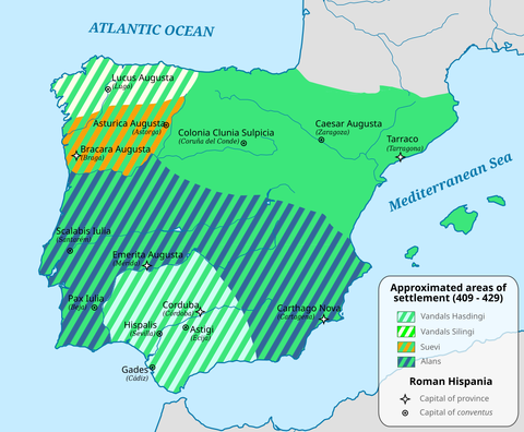 Iberian Peninsula - 409-429 | Builders of Nations Wiki | FANDOM powered ...
