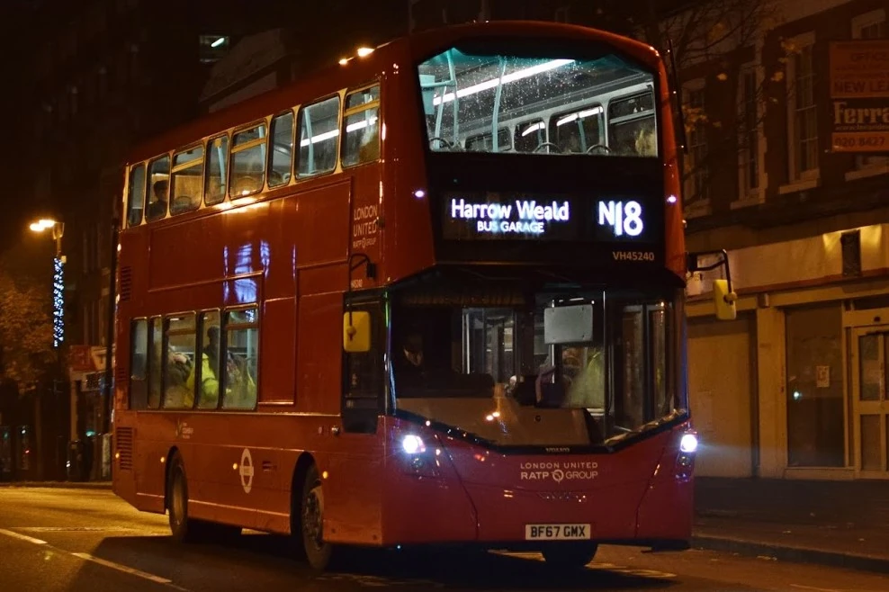 London Buses Route N18 | Bus Routes in London Wiki | Fandom