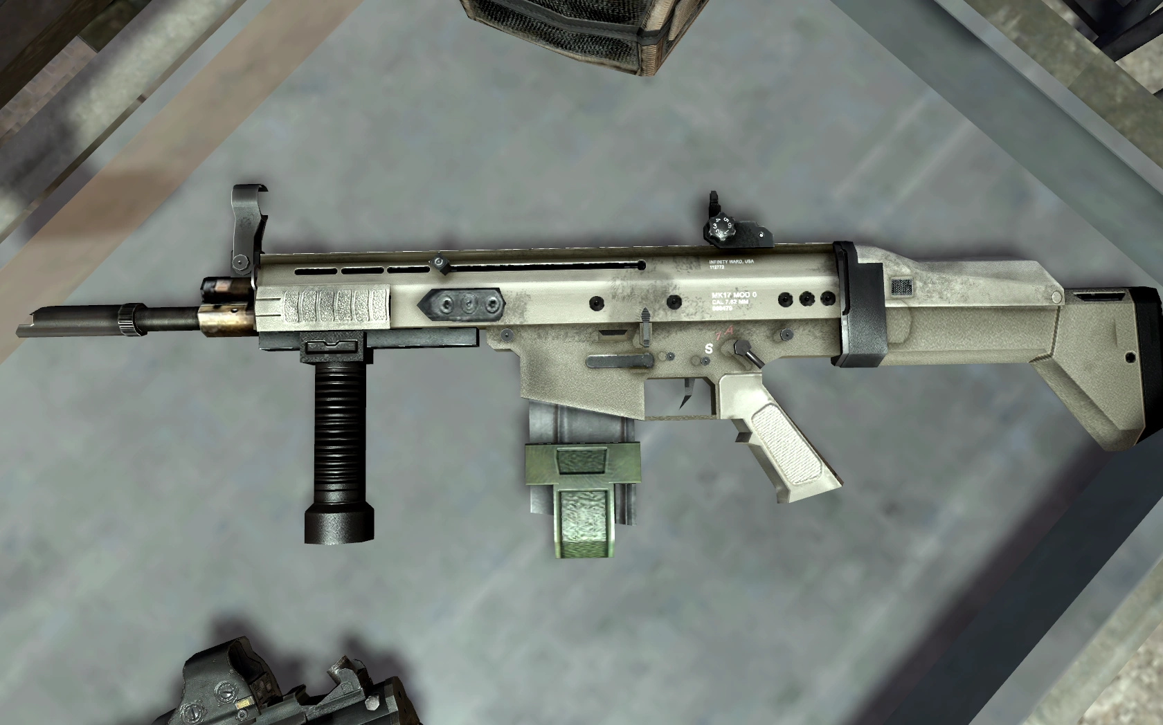 Image - SCAR-H Foregrip 3rd person MW2.png | Call of Duty Wiki | FANDOM ...