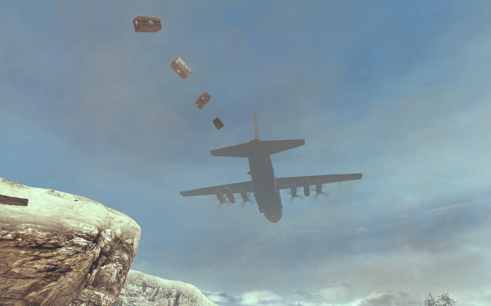 Image - C-130 delivering Emergency Airdrop MW2.png | Call of Duty Wiki ...