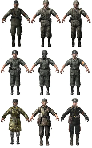 Image - German character models WaW.PNG | Call of Duty Wiki | FANDOM ...