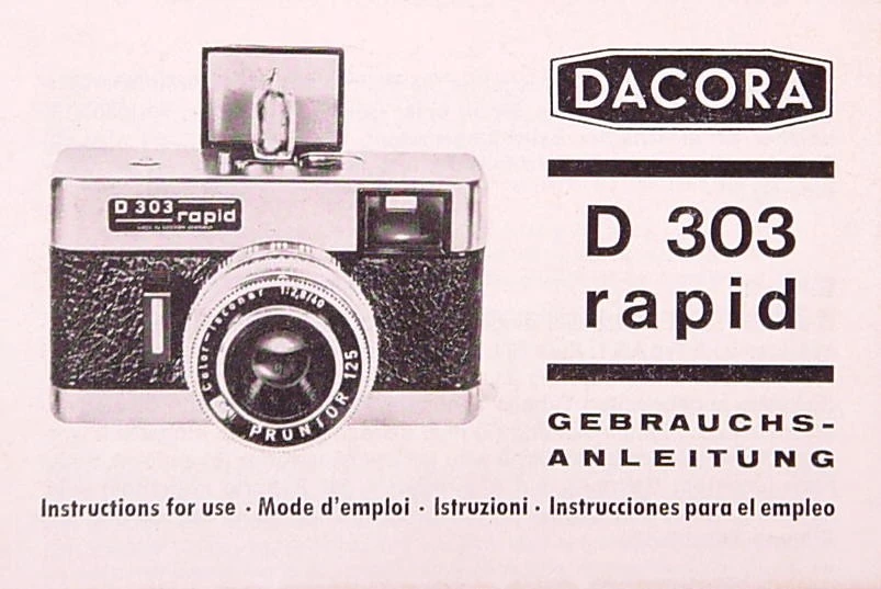 Dacora D 303 Rapid | Camerapedia | Fandom