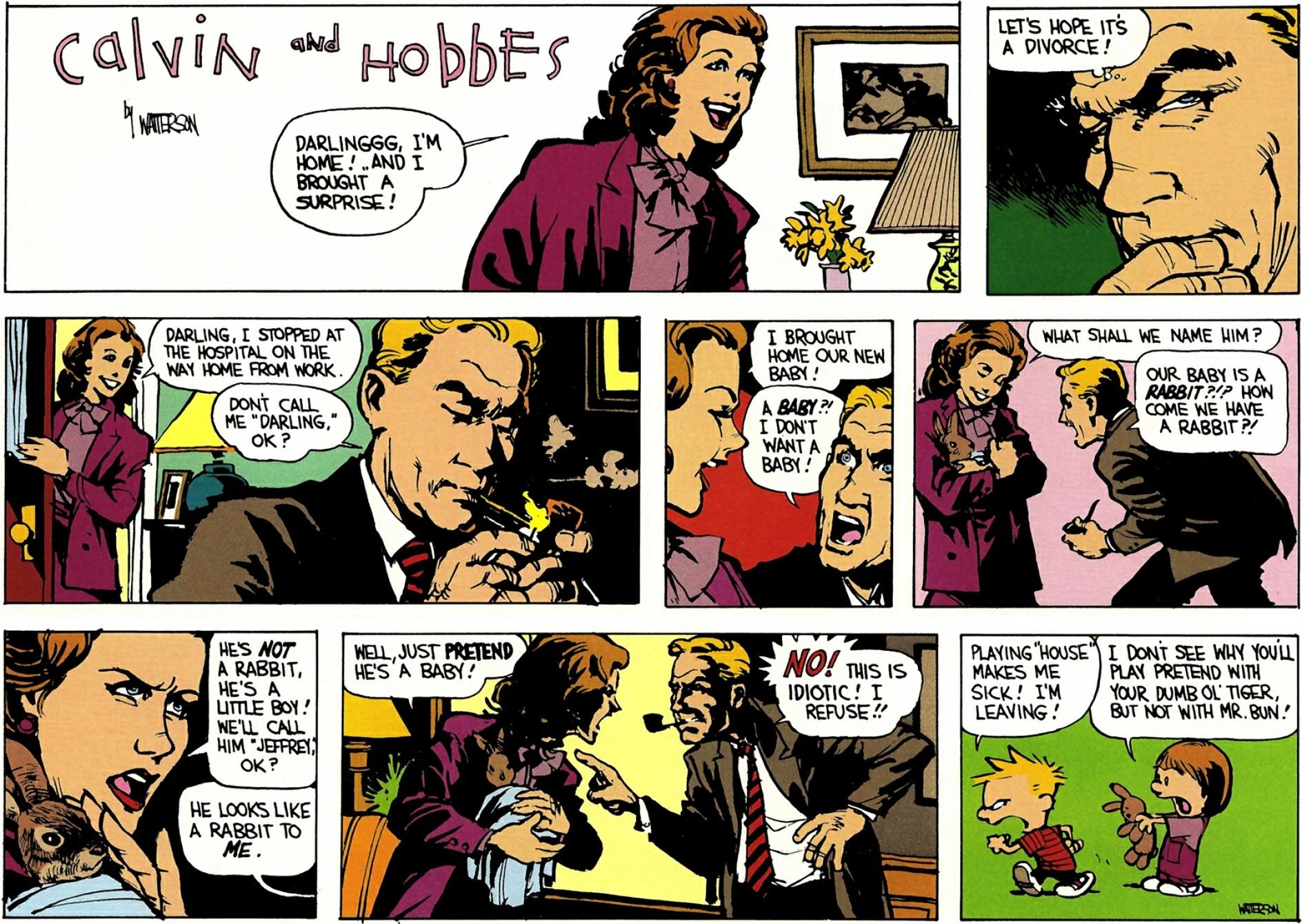 Every panel of this is hilarious : r/calvinandhobbes