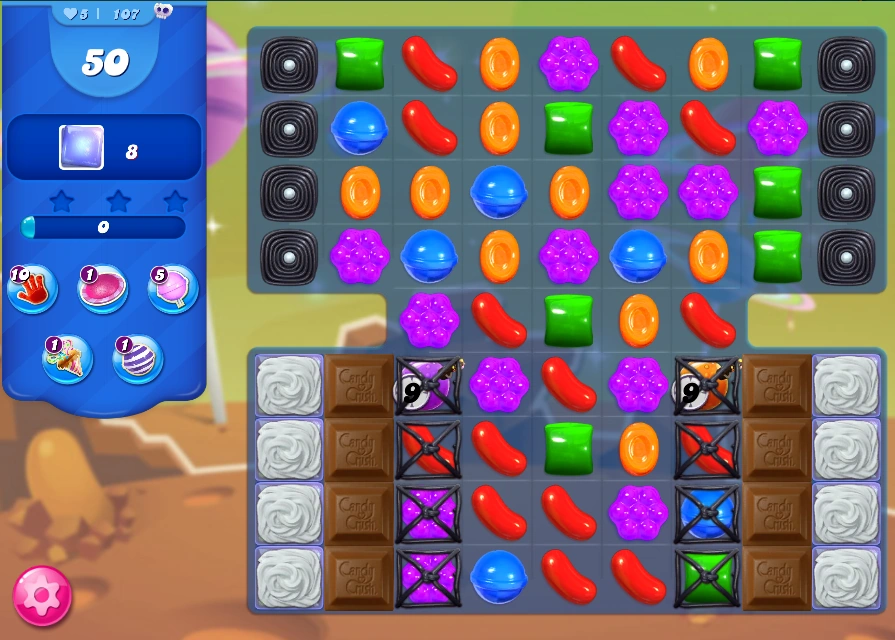 Level 107 | Candy Crush Saga Wiki | FANDOM powered by Wikia
