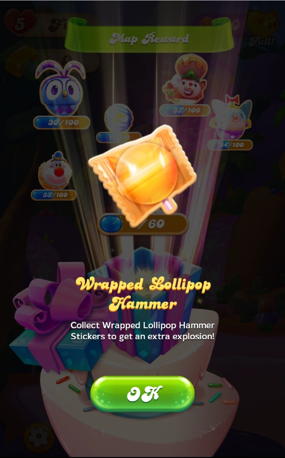 Wrapped Lollipop Hammer | Candy Crush Friends Wiki | Fandom