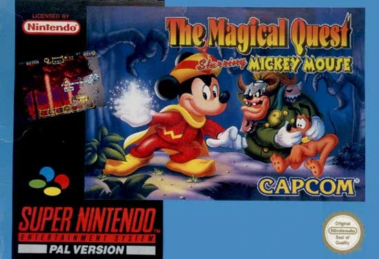 Image - The Magical Quest Starring Mickey Mouse SNES PAL Capcom.jpg ...