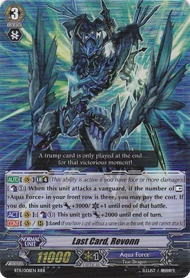 Last Card, Revonn | Cardfight!! Vanguard Wiki | Fandom