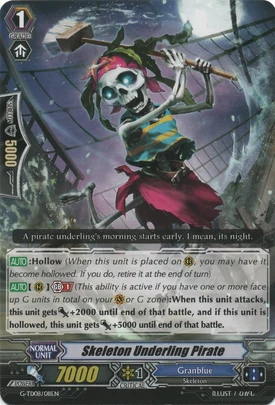 Skeleton Underling Pirate | Cardfight!! Vanguard Wiki | Fandom