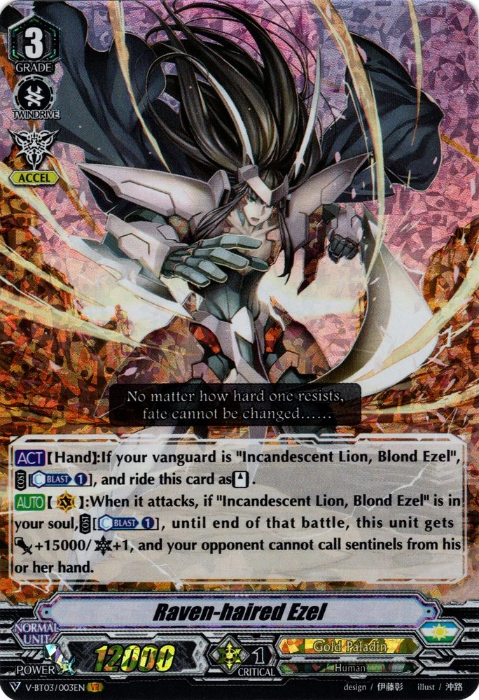 Raven-haired Ezel (V Series) | Cardfight!! Vanguard Wiki | Fandom