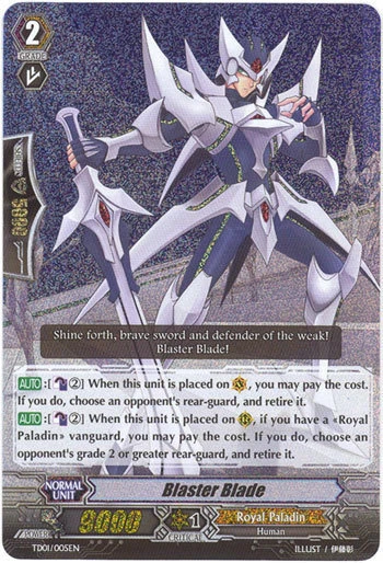 Blaster Blade (Archetype) | Cardfight!! Vanguard Wiki | FANDOM powered ...