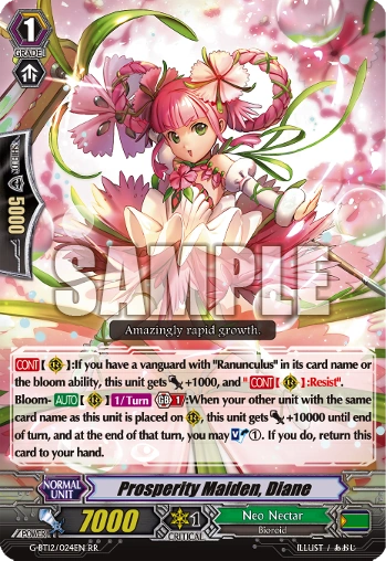 Cardfight Vanguard News: Ranunculus of Phantasmic Blue, Ahsha (Bloom) Decklist (Neo Nectar)