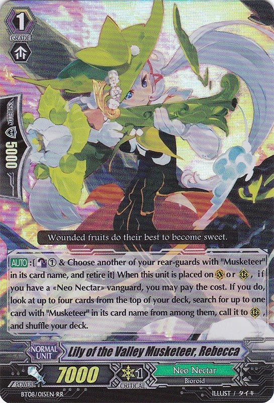 Cardfight Vanguard News: White Lily Musketeer, Cecilia Decklist (Neo Nectar)