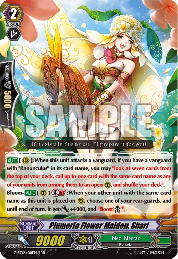 Cardfight Vanguard News: Ranunculus of Phantasmic Blue, Ahsha (Bloom) Decklist (Neo Nectar)