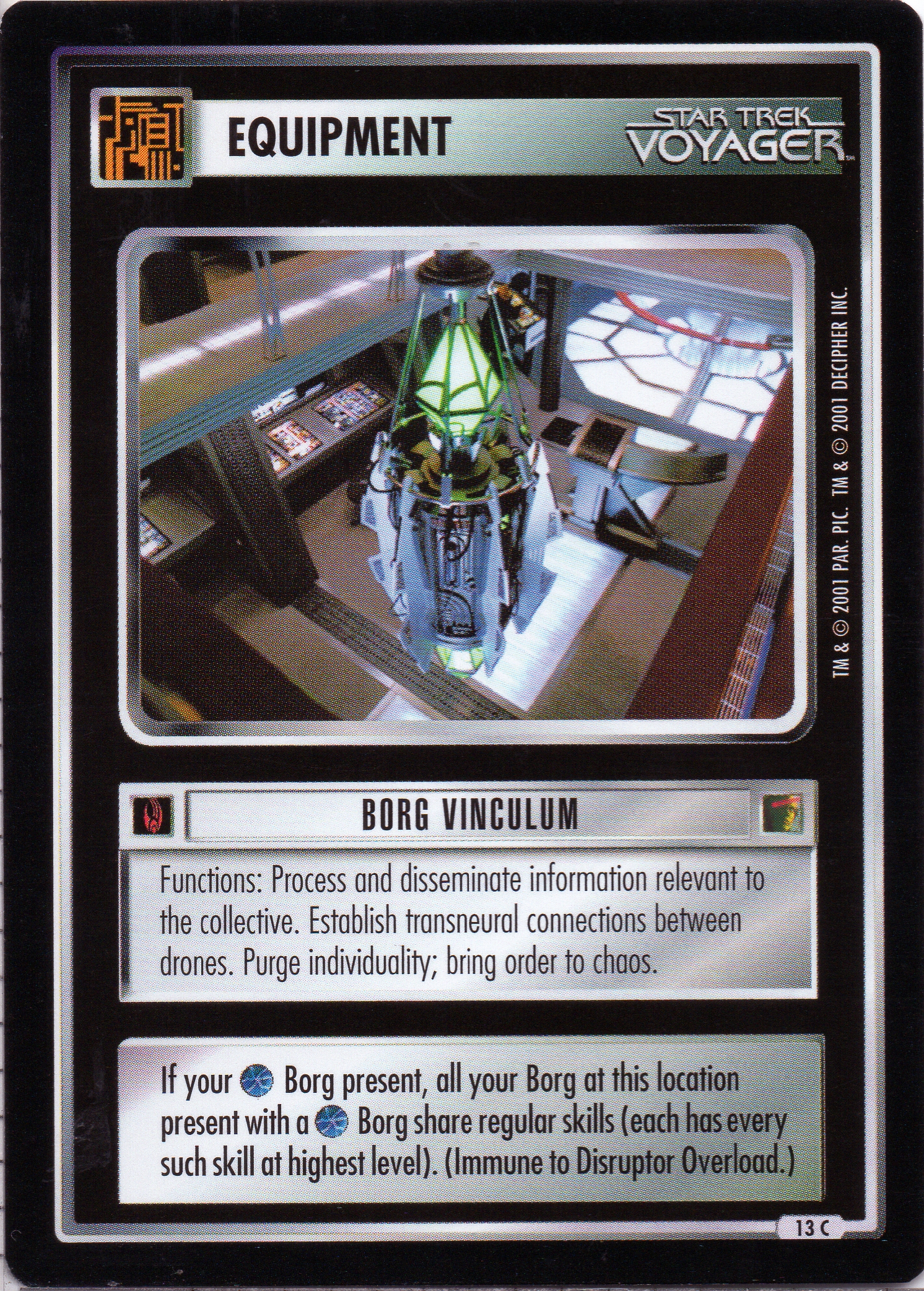 Borg Vinculum Tb Cardguide Wiki Fandom Powered By Wikia