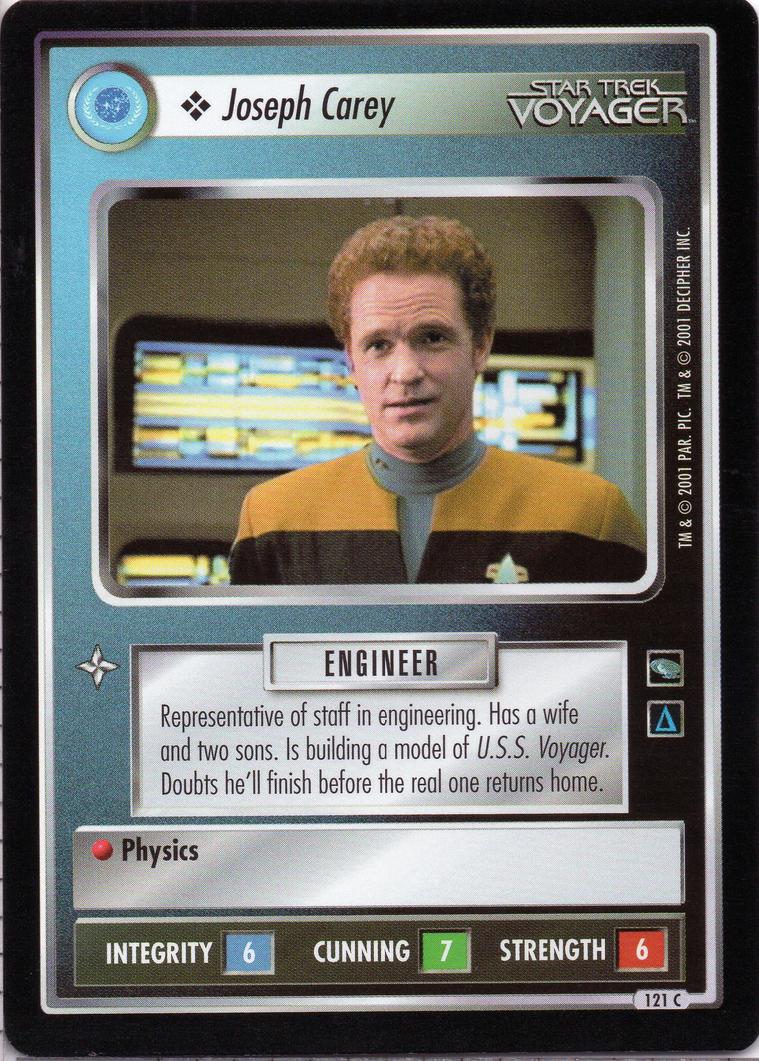 Joseph Carey (VOY) | CardGuide Wiki | Fandom