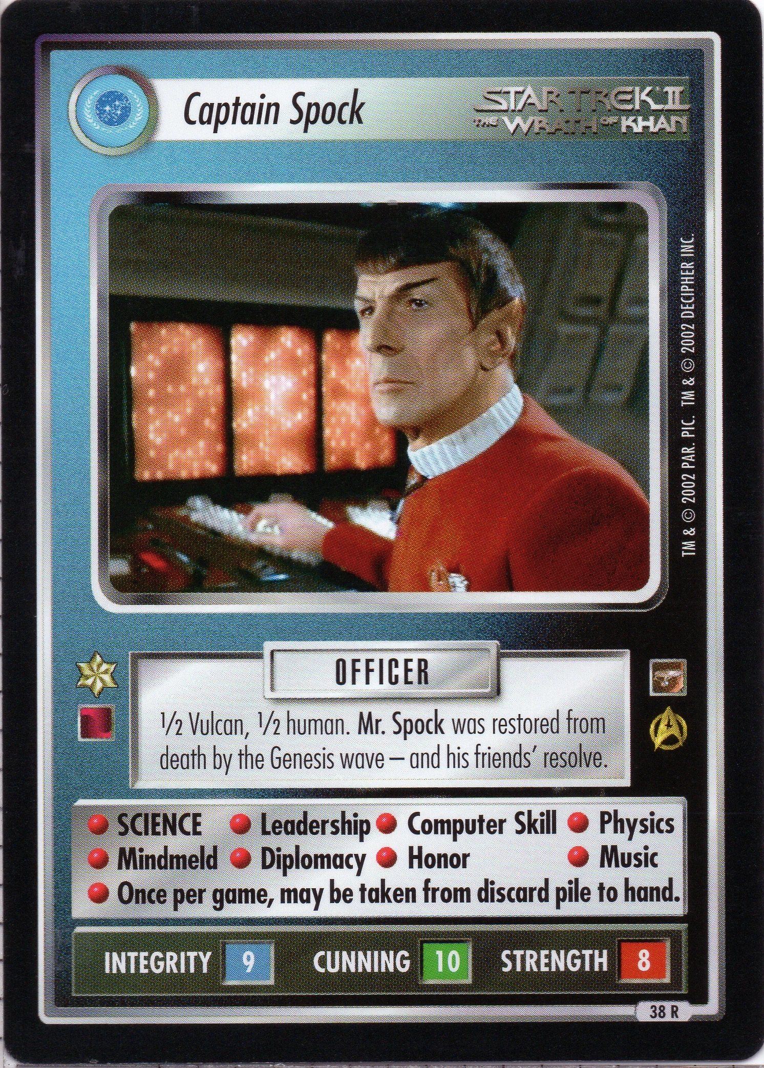 Captain Spock (TMP) | CardGuide Wiki | Fandom