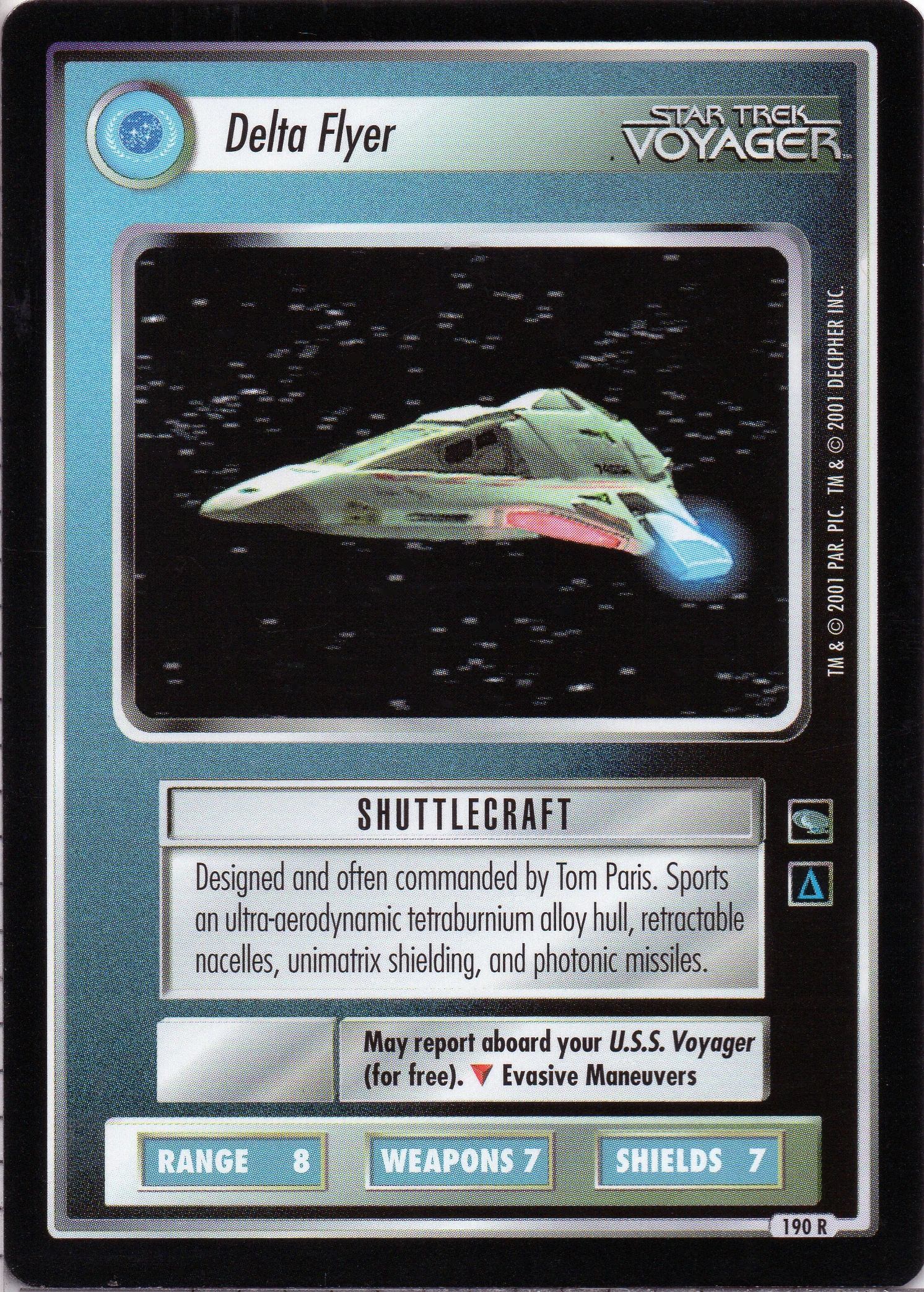 Delta Flyer (VOY) | CardGuide Wiki | Fandom