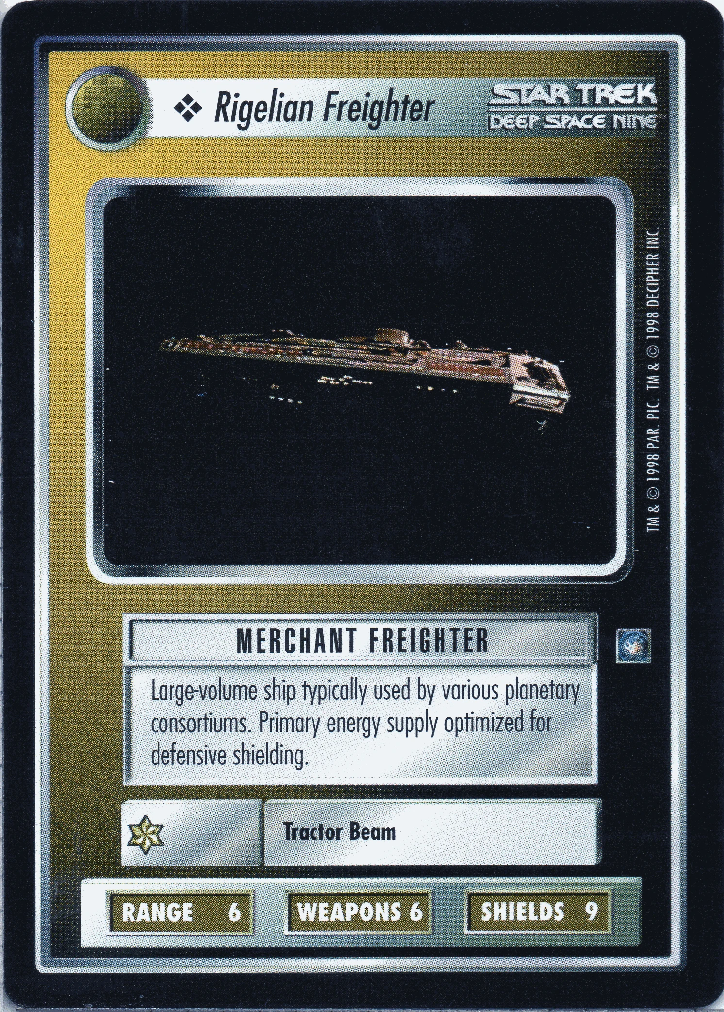 Rigelian Freighter (DS9) | CardGuide Wiki | Fandom