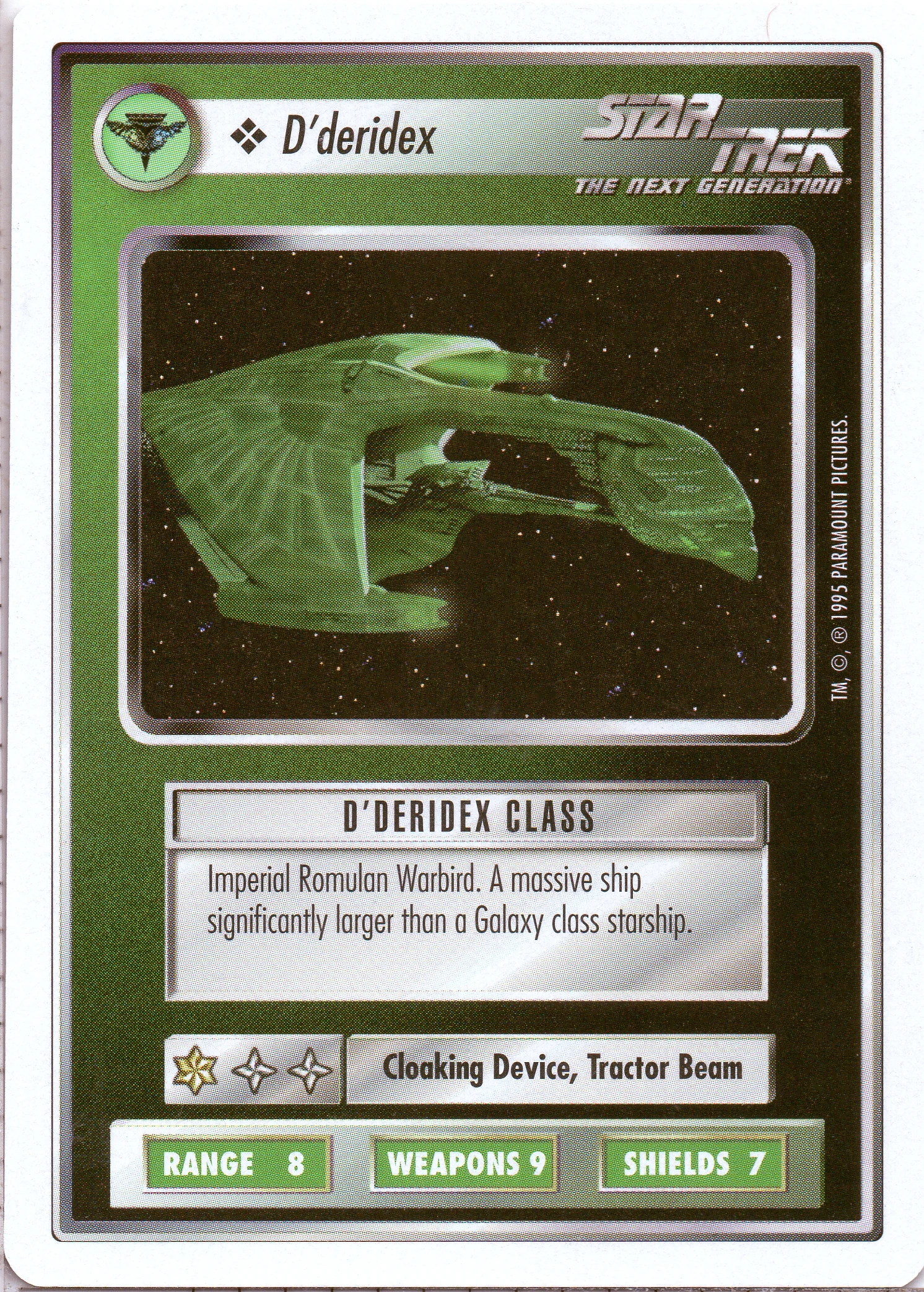 D'deridex (PU95) | CardGuide Wiki | Fandom