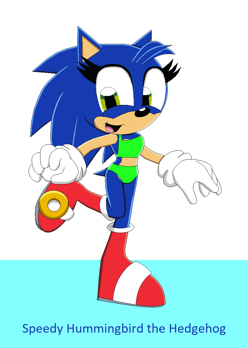 Speedy Hummingbird the Hedgehog | Cartoon All-Stars: The Series Wiki ...