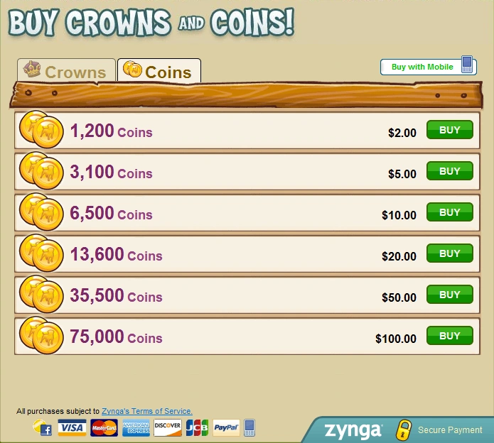 Coins | Castleville Wiki | Fandom