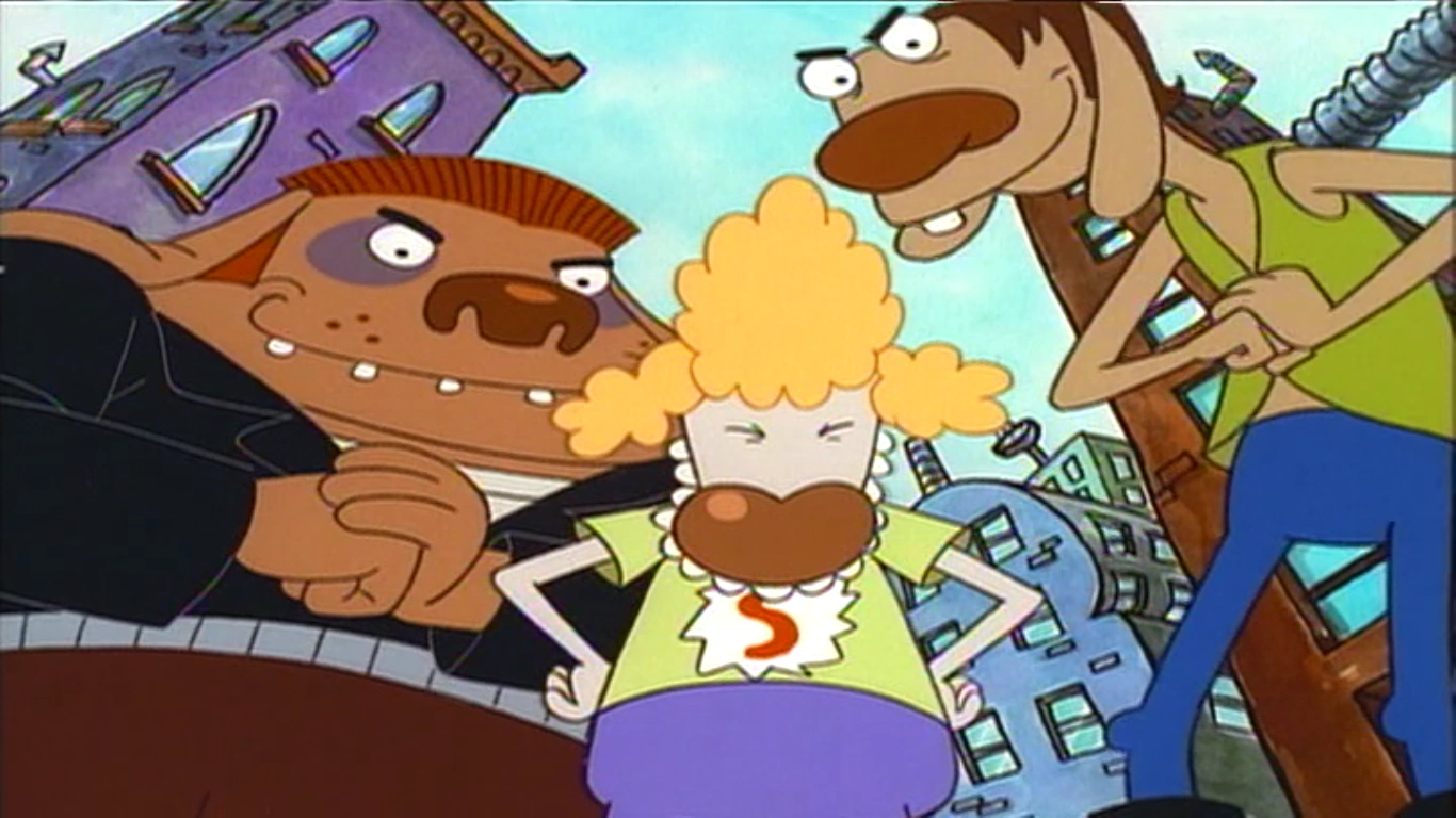 Image - Greasers Ready To Beat Up CatDog.png | CatDog Wiki | FANDOM ...