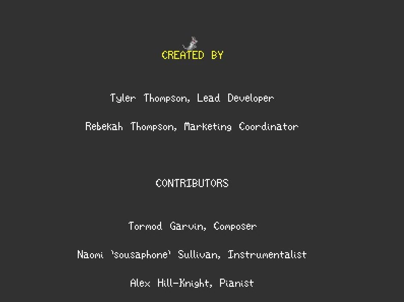 Credits Game | Cattails Game Wiki | Fandom