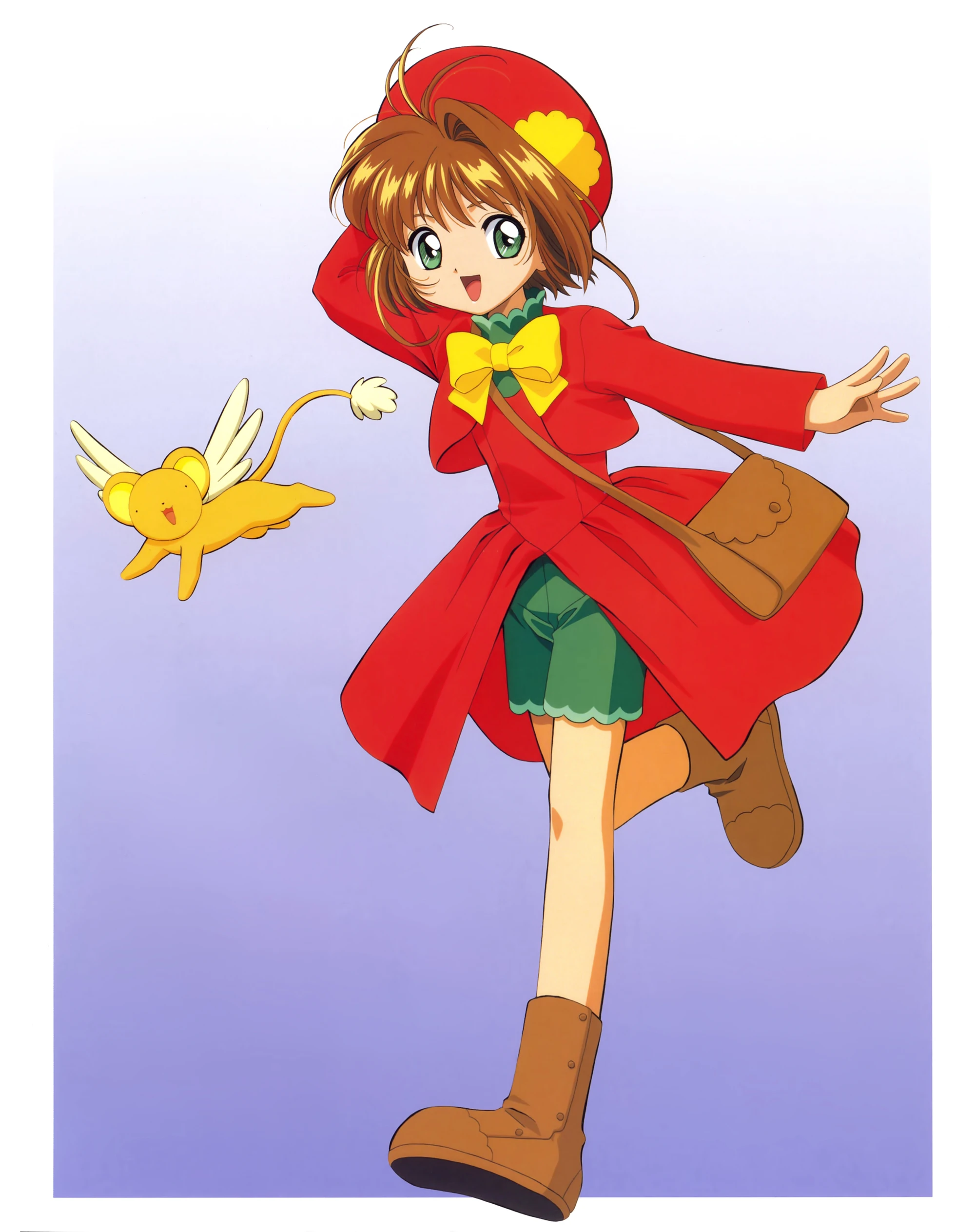 Red Winter Coat Outfit | Cardcaptor Sakura Wiki | Fandom