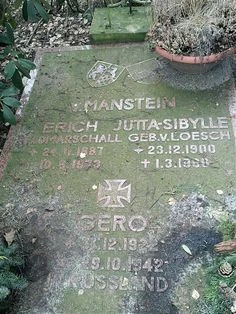 Fritz Erich Georg Eduard von Manstein | Cemetery Wiki | Fandom