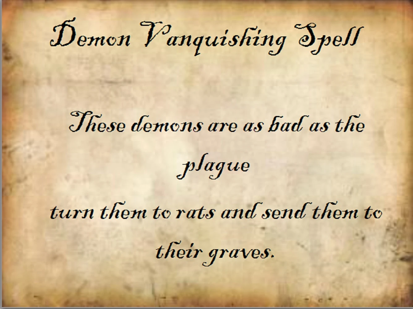 Demon Vanquishing Spell | Charmed fanfiction (thehybridgen) Wiki ...