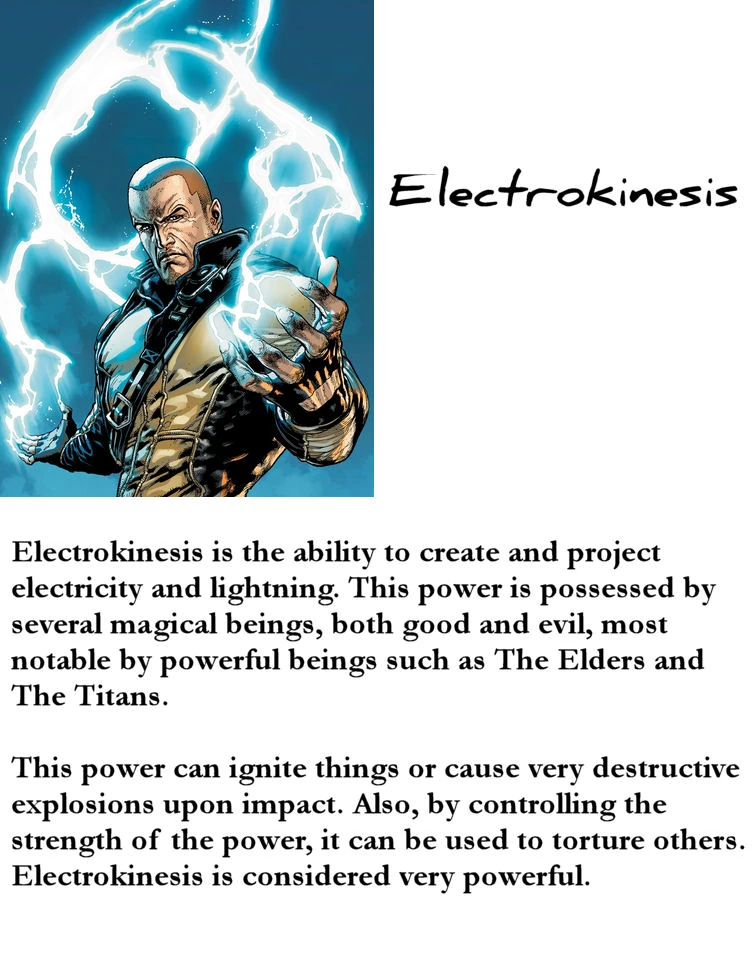 Electrokinesis | CharmedEverAfter Wiki | Fandom