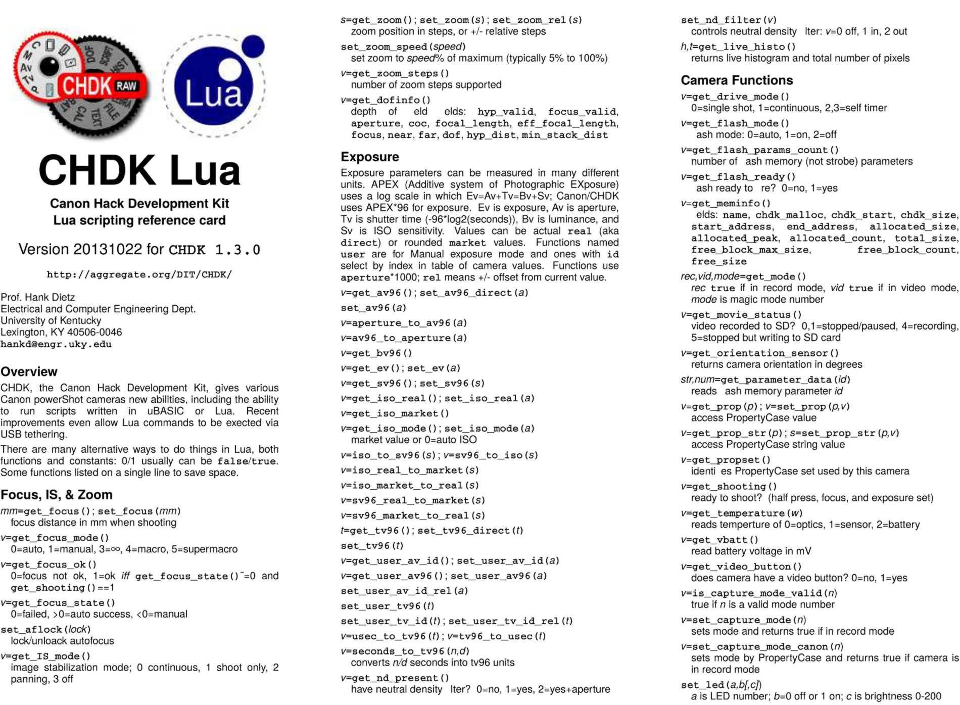 Chdk Lua Reference Card Chdk Wiki Fandom